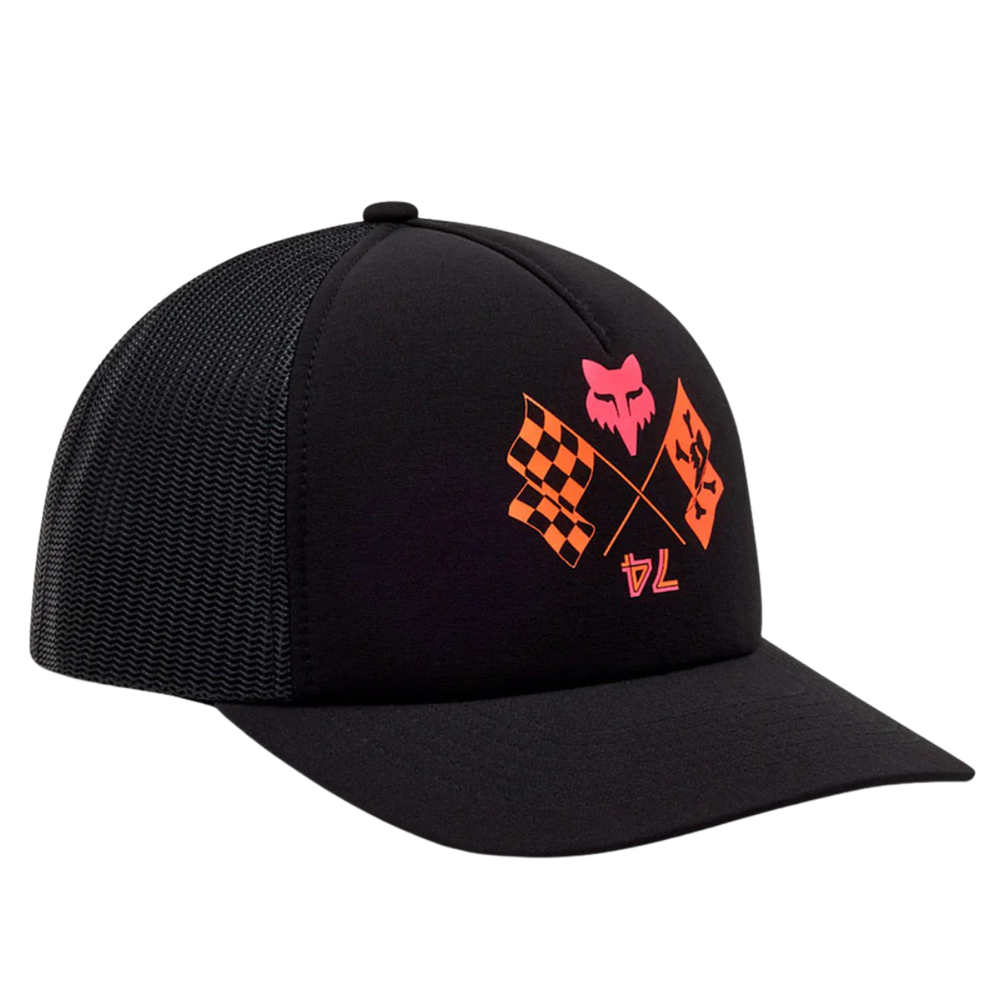 GORRA FOX TRUCKER RACE SPEC MUJER NEGRO OS – BE THE RACE
