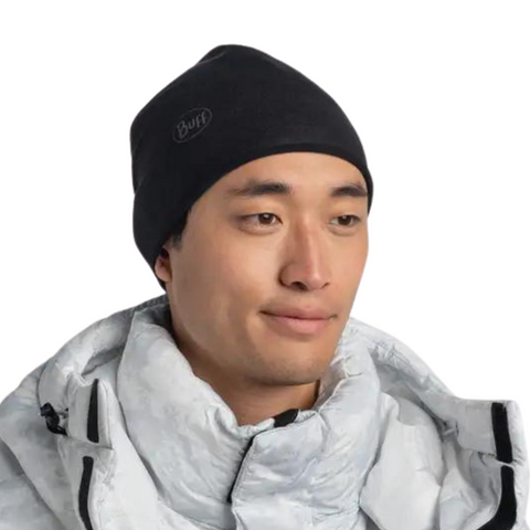 BUFF® ECOSTRETCH BEANIE SOLID BLACK – BE THE RACE